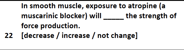 Solved In smooth muscle, exposure to atropine (a muscarinic | Chegg.com