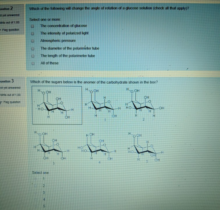 Solved The structure of the open chain form of the hexose | Chegg.com