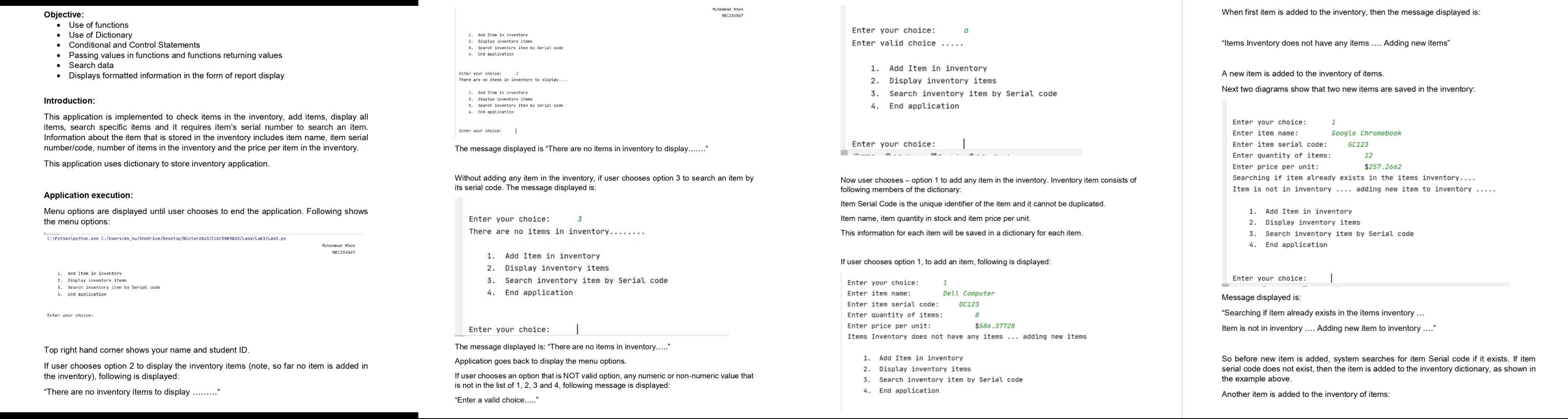 Solved When first item is added to the inventory, then the | Chegg.com