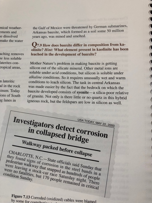 mical weather- ments and e dissolved make the water | Chegg.com