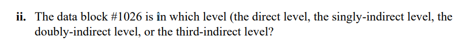 Solved Consider a filesystem with 2048-byte blocks and | Chegg.com