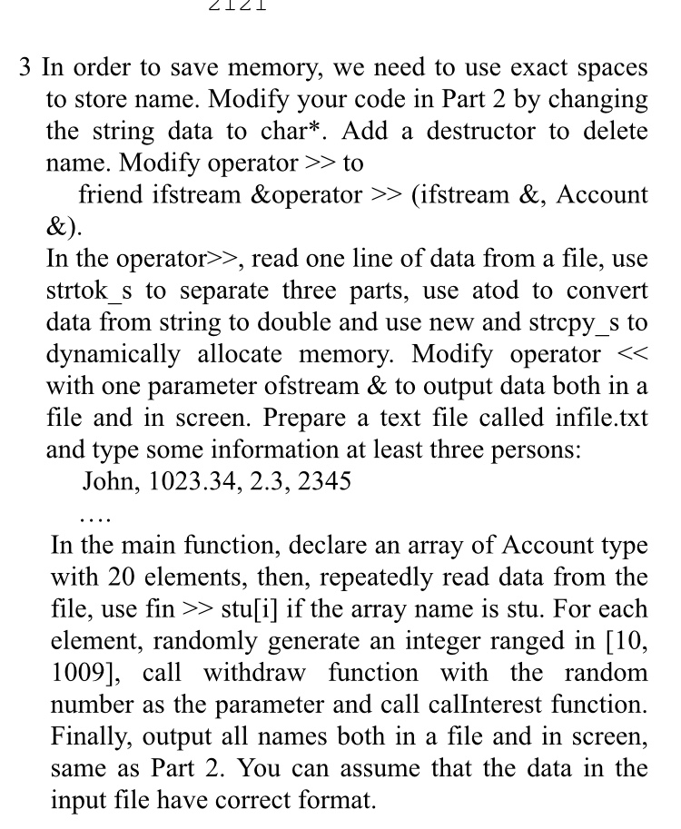 #include using namespace std; class | Chegg.com