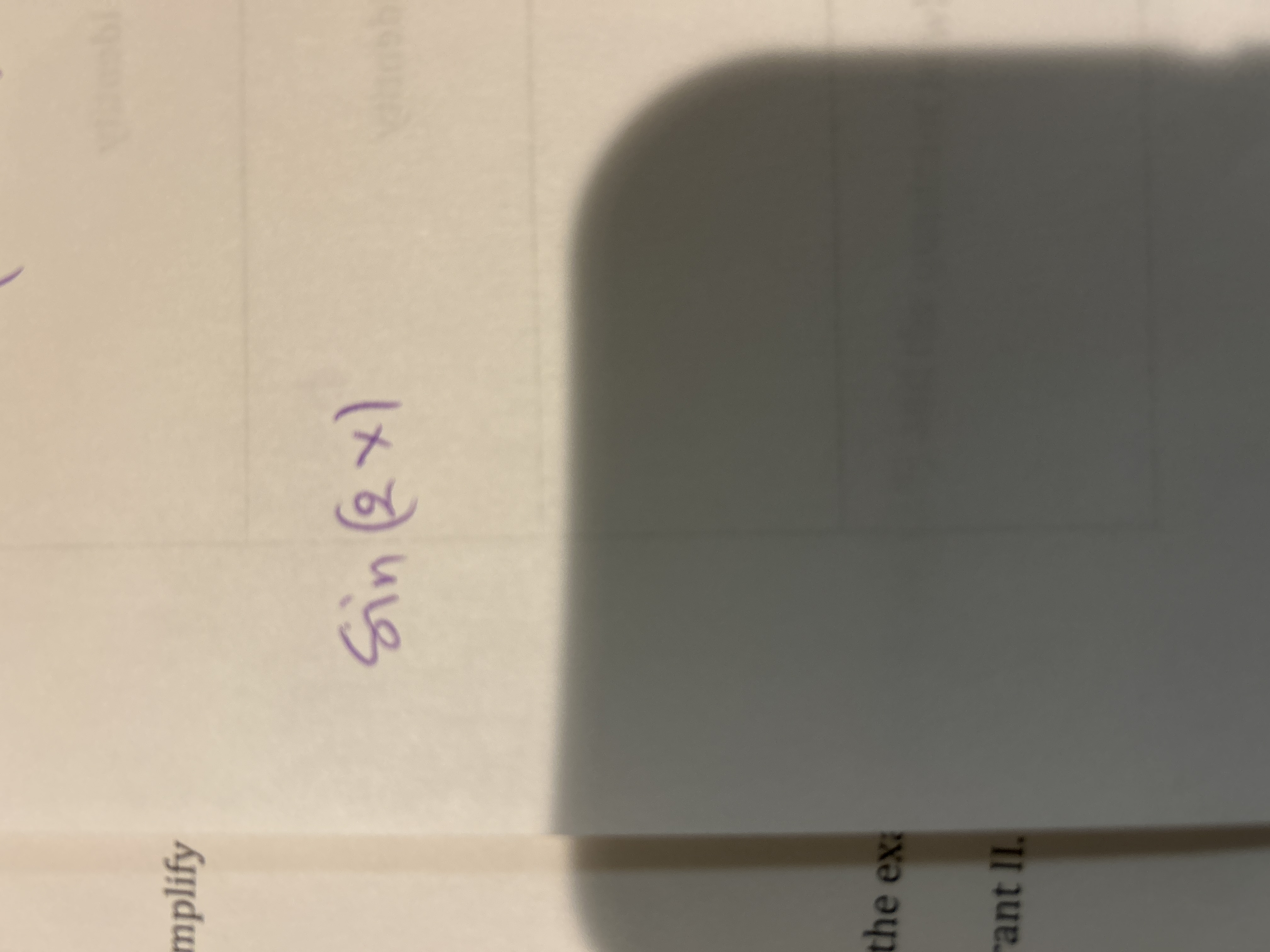 Solved sin(2x) | Chegg.com