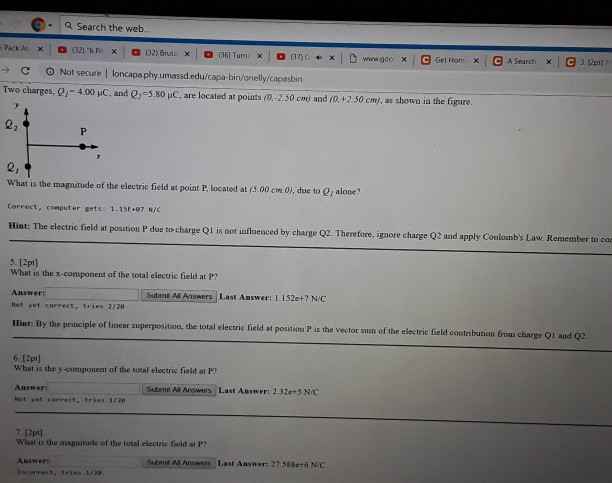 Solved Search the web С O Not secure l | Chegg.com