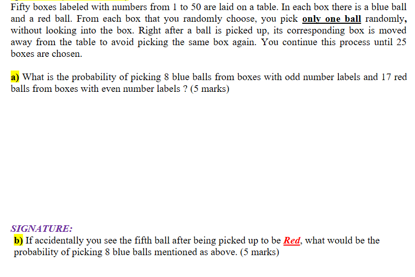 Solved Fifty boxes labeled with numbers from 1 to 50 are | Chegg.com