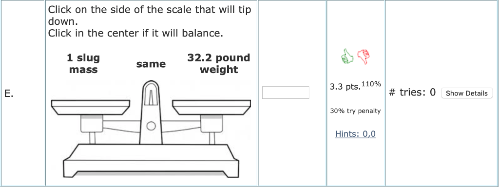 Solved Click on the side of the scale that will tip down. | Chegg.com