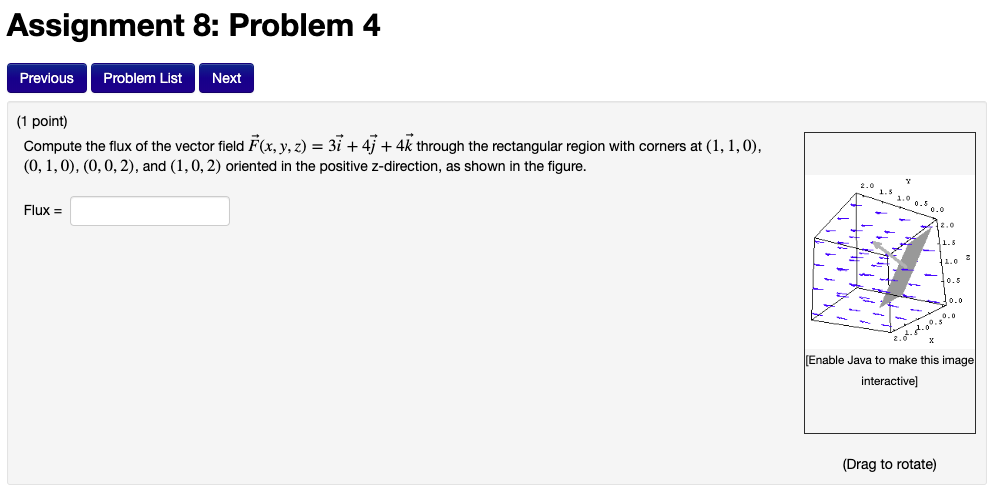 Solved Assignment 8: Problem 4 Previous Problem List Next (1 | Chegg.com Solved Assignment 8: Problem 4 Previous Problem List Next (1 | Chegg.com