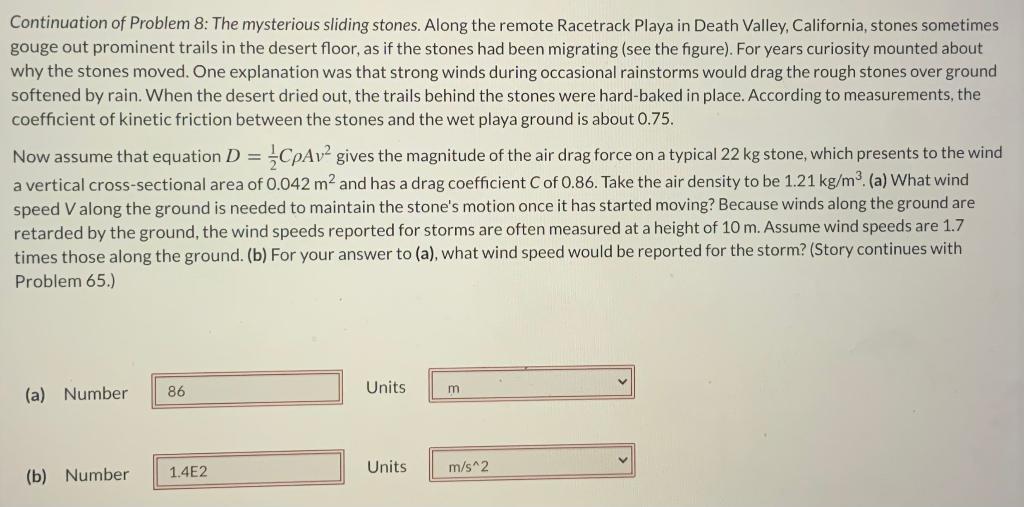 Solved Continuation of Problem 8: The mysterious sliding | Chegg.com