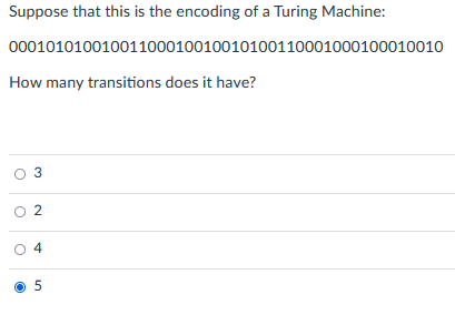 Solved Suppose that this is the encoding of a Turing | Chegg.com