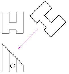 Solved Complete the missing lines (Visible, Center Line, | Chegg.com