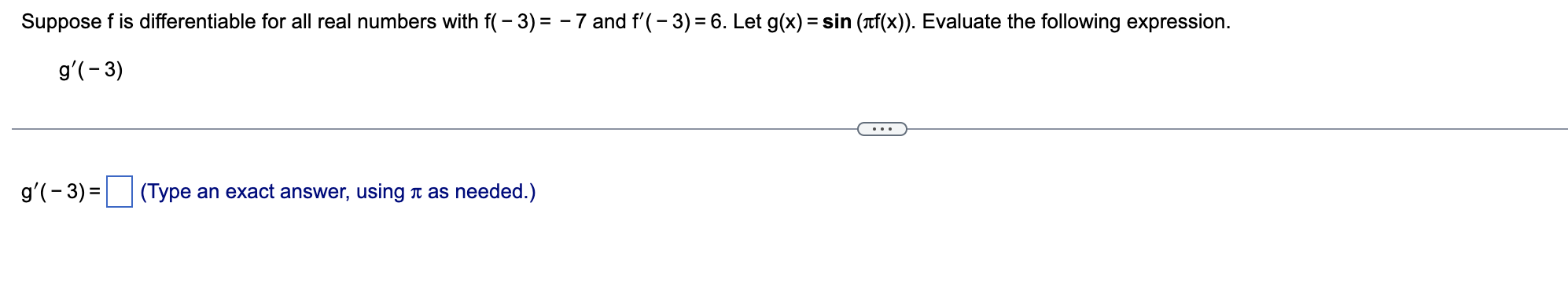 Solved Suppose f is differentiable for all real numbers with | Chegg.com