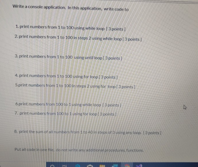 Solved Write a console application. In this application, | Chegg.com