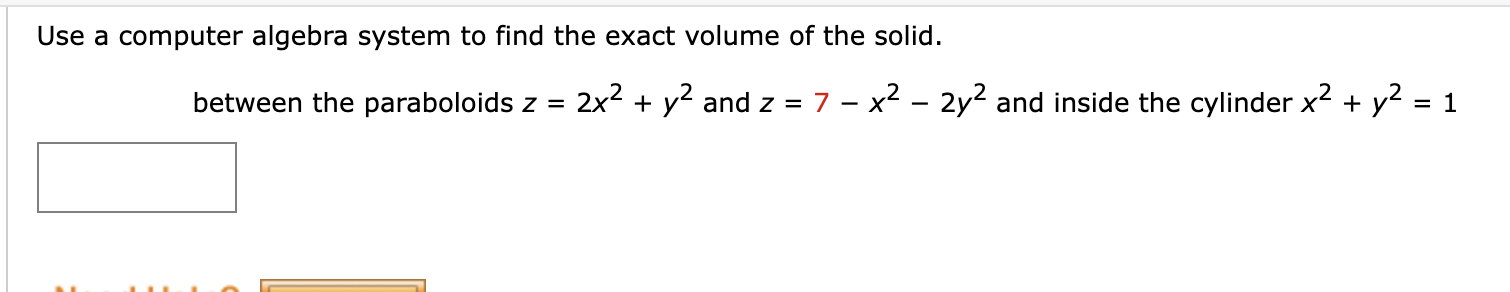 Solved Use a computer algebra system to find the exact | Chegg.com