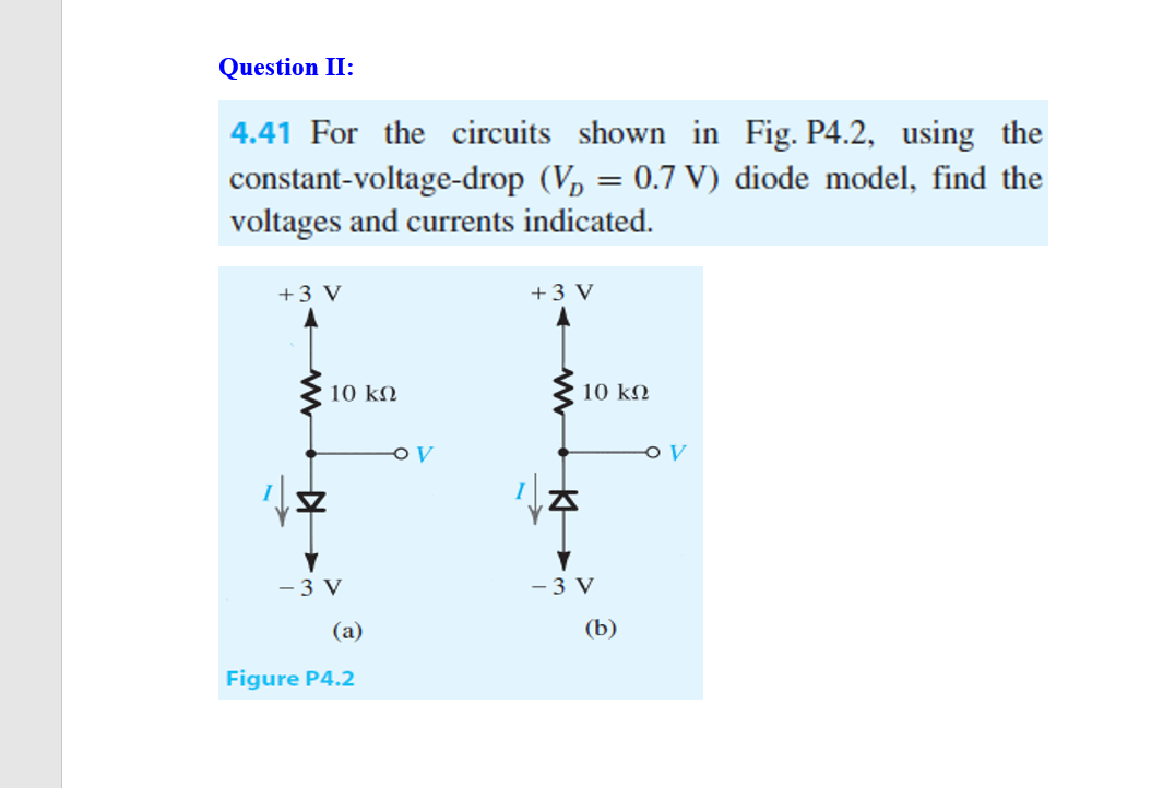 Solved 4.41 For the circuits shown in Fig. P4.2, using the | Chegg.com