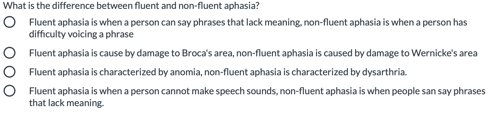 Solved What is the difference between fluent and non-fluent | Chegg.com