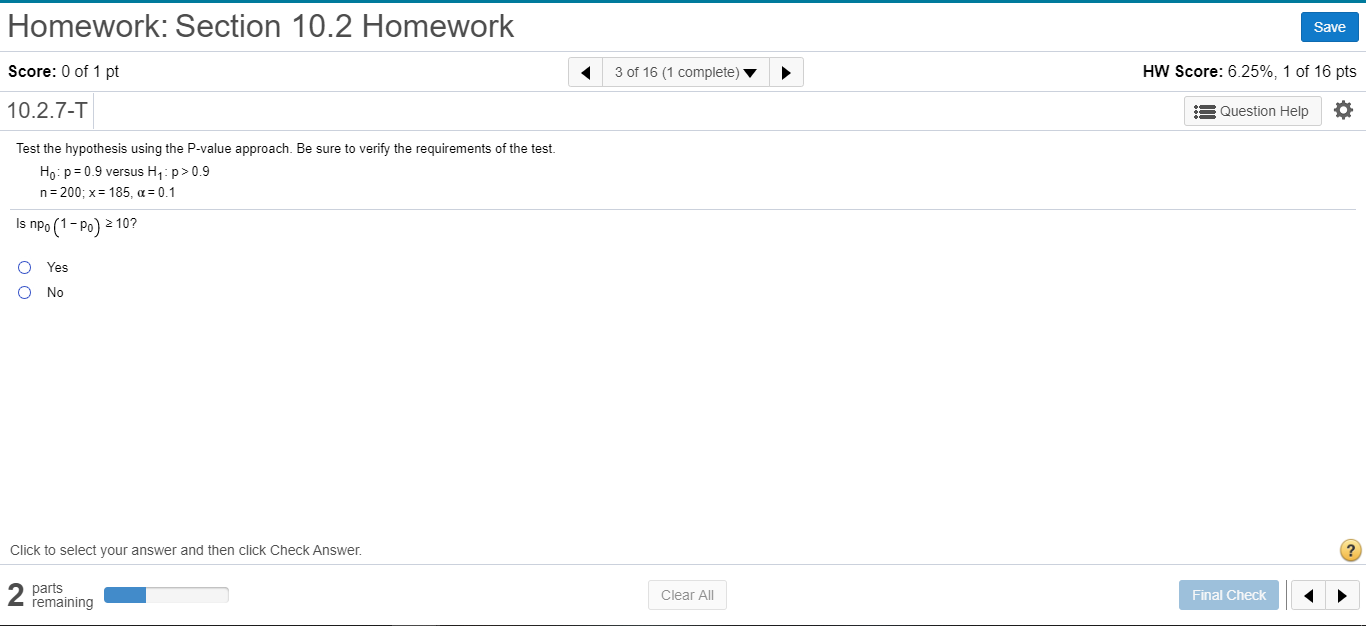 Solved Homework Section 10 2 Homework Save Score 0 Of 1 Pt