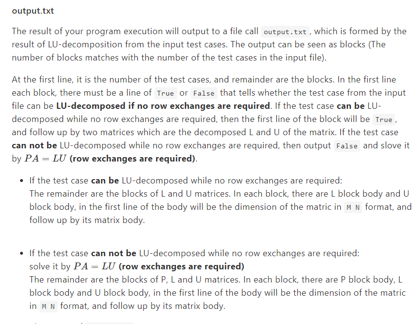 input.txt Inside input.txt file, it will contain | Chegg.com