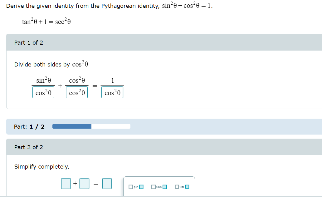 Solved \r\nWrite \\( \\cos t \\) in terms of \\( \\sin t \\) | Chegg.com