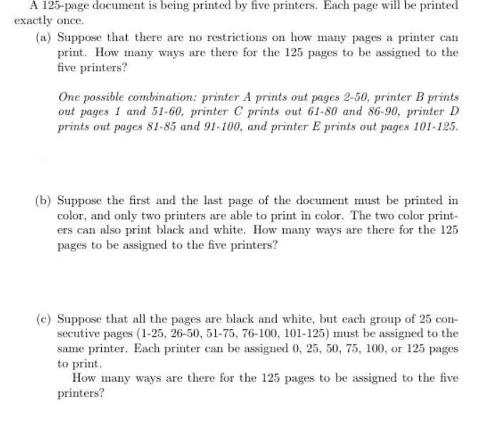 Solved (a) Suppose that there are no restrictions on how | Chegg.com