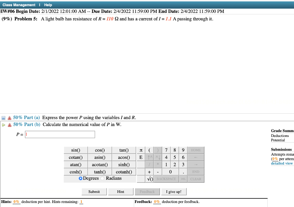 Solved Class Management | Help HW#06 Begin Date: 2/1/2022 | Chegg.com