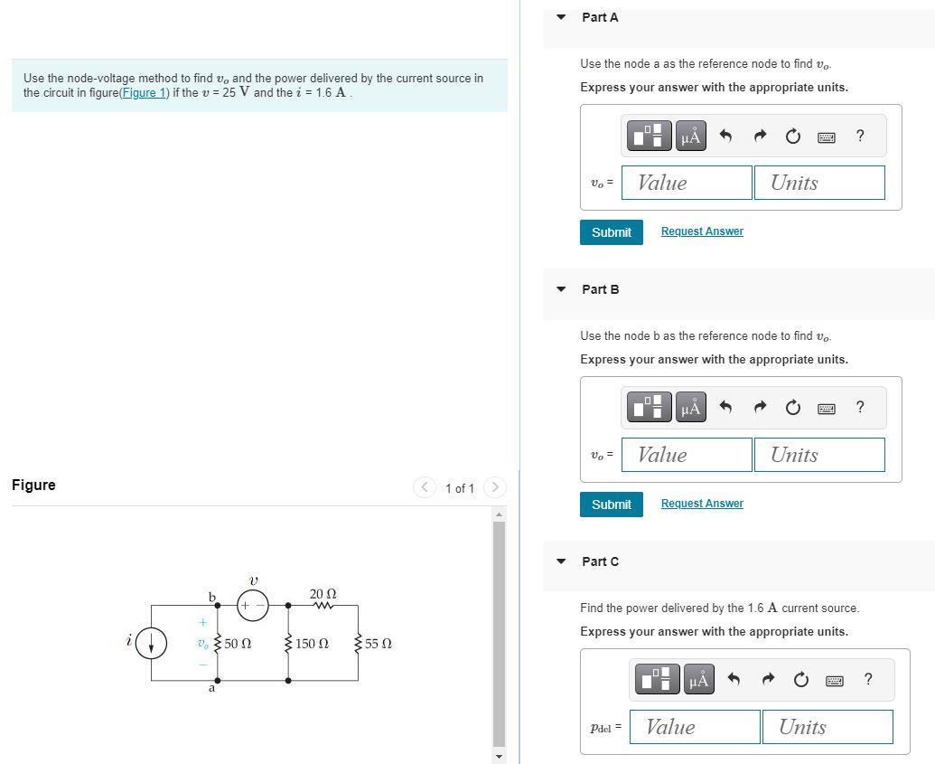 Solved Use the node a as the reference node to find vo. Use | Chegg.com