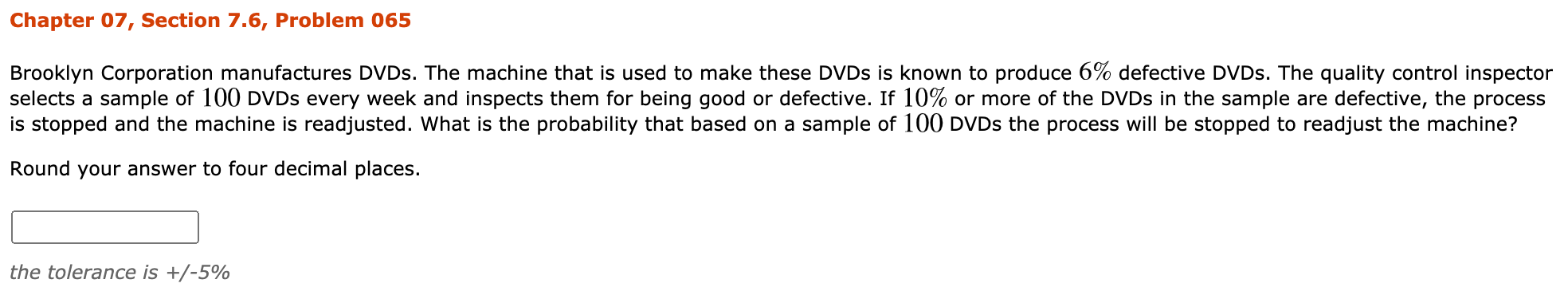 Solved Chapter 07, Section 7.6, Problem 065 Brooklyn | Chegg.com