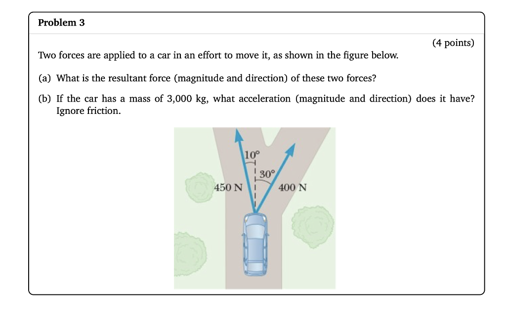 Solved Problem 1 a (4 points) A boat moves through the water | Chegg.com