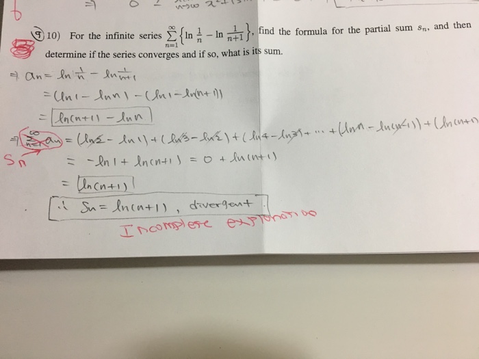 Solved the limit comp test) to test 8) Use the direct | Chegg.com