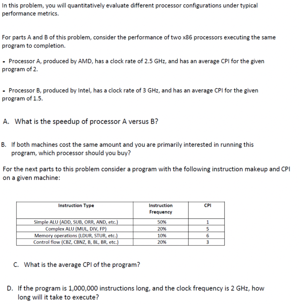 Solved In this problem, you will quantitatively evaluate | Chegg.com