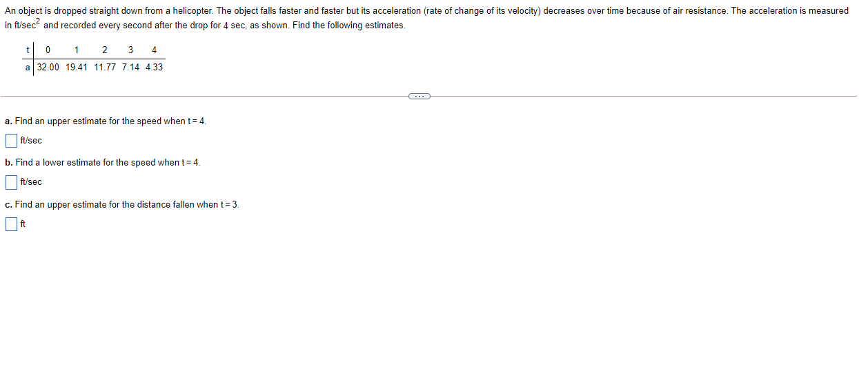 Solved An object is dropped straight down from a helicopter. | Chegg.com