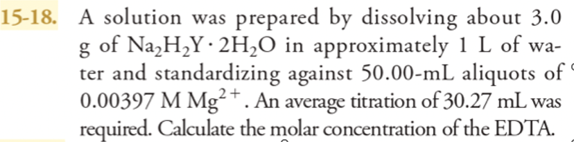 Solved 8. A solution was prepared by dissolving about 3.0 g | Chegg.com