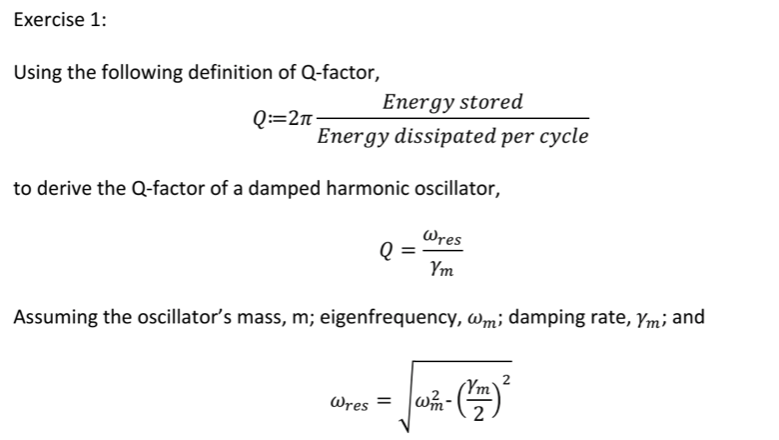 Solved Exercise 1: Using the following definition of | Chegg.com