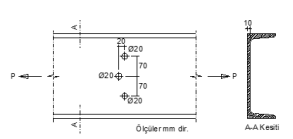 Solved Area of the given U300 profile F = 58.8 cm2 and body | Chegg.com