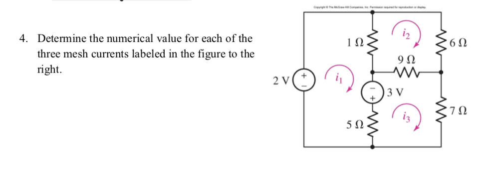 Solved 4. Determine the numerical value for each of the | Chegg.com