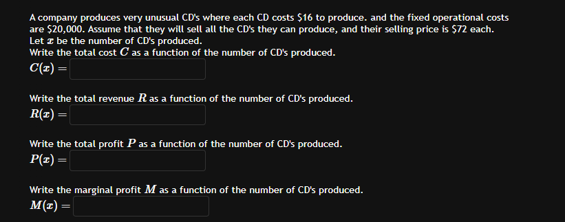 Solved A company produces very unusual CD's where each CD | Chegg.com