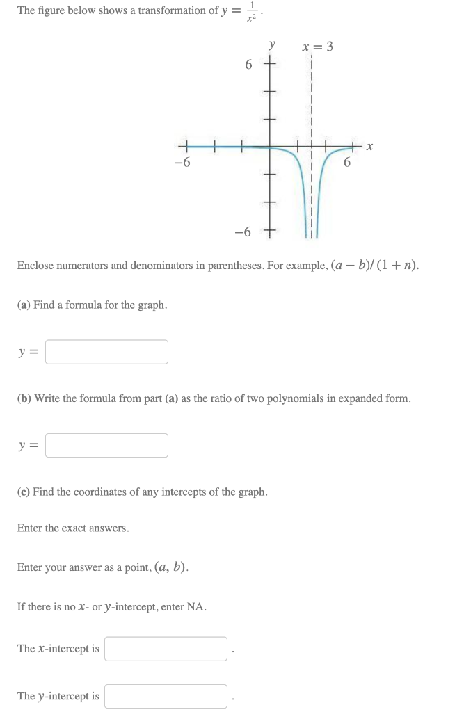 Solved The figure below shows a transformation of y y x= 3 | Chegg.com