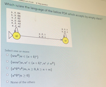 Solved Select one or more: | Chegg.com