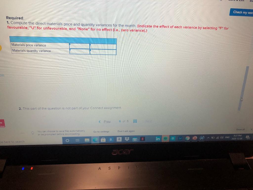 Solved Help Save & Exit Check my Huron Company produces a | Chegg.com