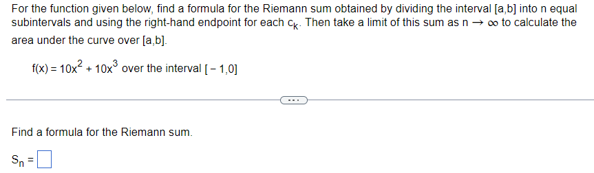 Solved For the function given below, find a formula for the | Chegg.com
