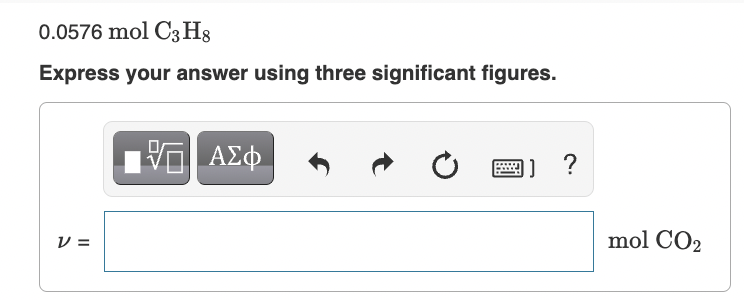 Solved For the reaction shown, calculate how many moles of | Chegg.com