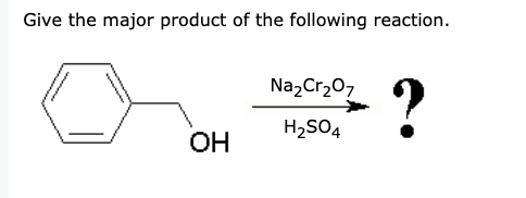Solved Give the major product of the following reaction. O | Chegg.com