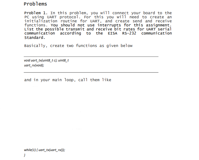 Solved Problem 1. In this problem, you will connect your | Chegg.com