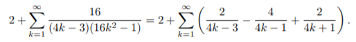 Solved Using the sum of Leibniz's series, show that Note: | Chegg.com