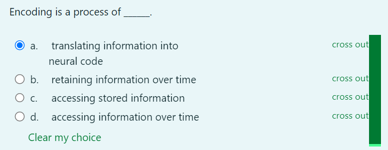 Solved Encoding is a process of a. translating information | Chegg.com