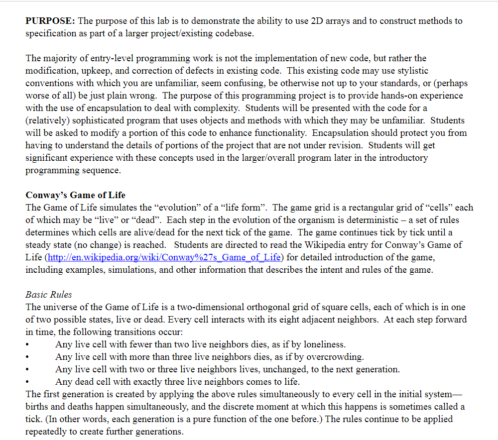 Solved PURPOSE: The purpose of this lab is to demonstrate | Chegg.com