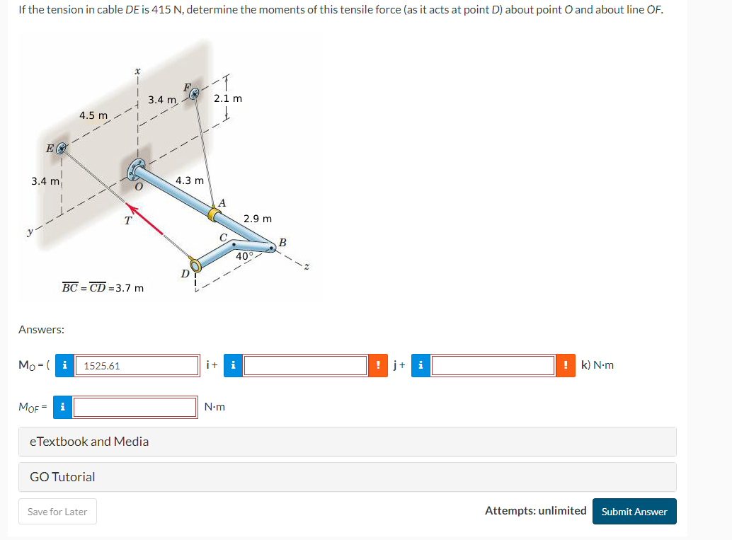 Solved Answers: MO=(MOF=ii+j+ N⋅m GO Tutorial Attempts: | Chegg.com