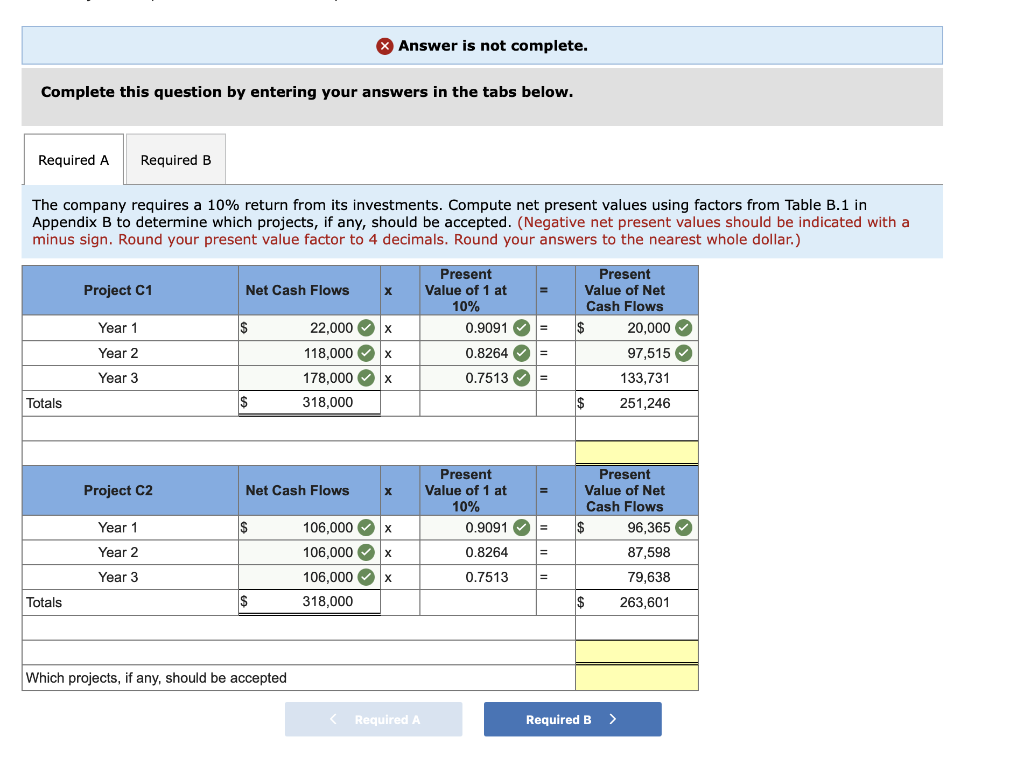 Solved Exercise 26-18 (Algo) Net present value, unequal cash | Chegg.com