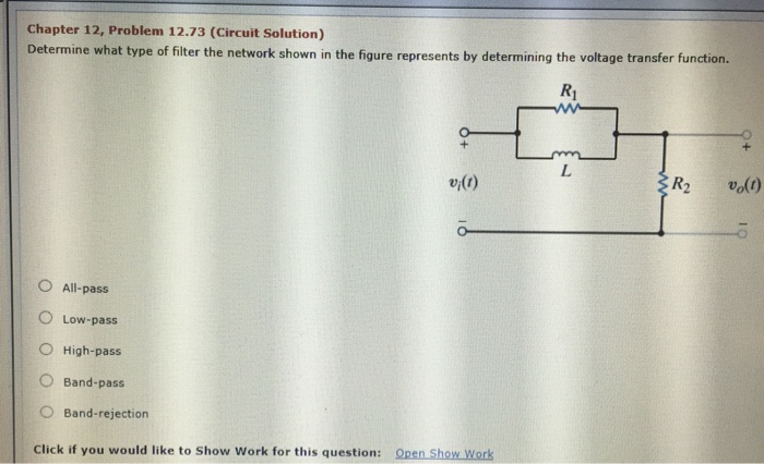 Solved Chapter 12, Problem 12.73 (Circuit Solution) | Chegg.com