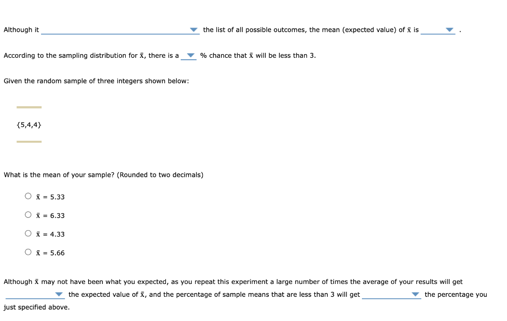 Solved 20. Creating the sampling distribution (sampling with | Chegg.com