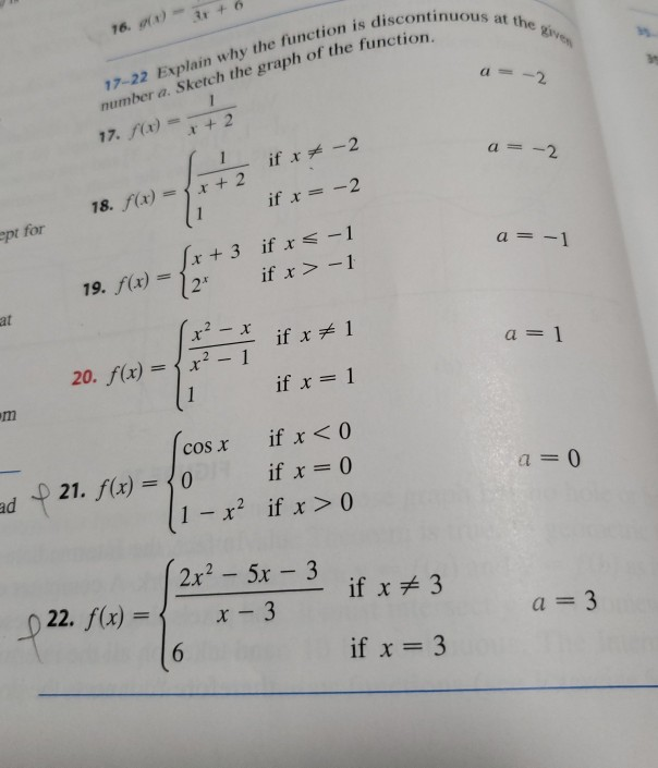Solved continuous at the 2. If / is continuous on (-0, 0), | Chegg.com